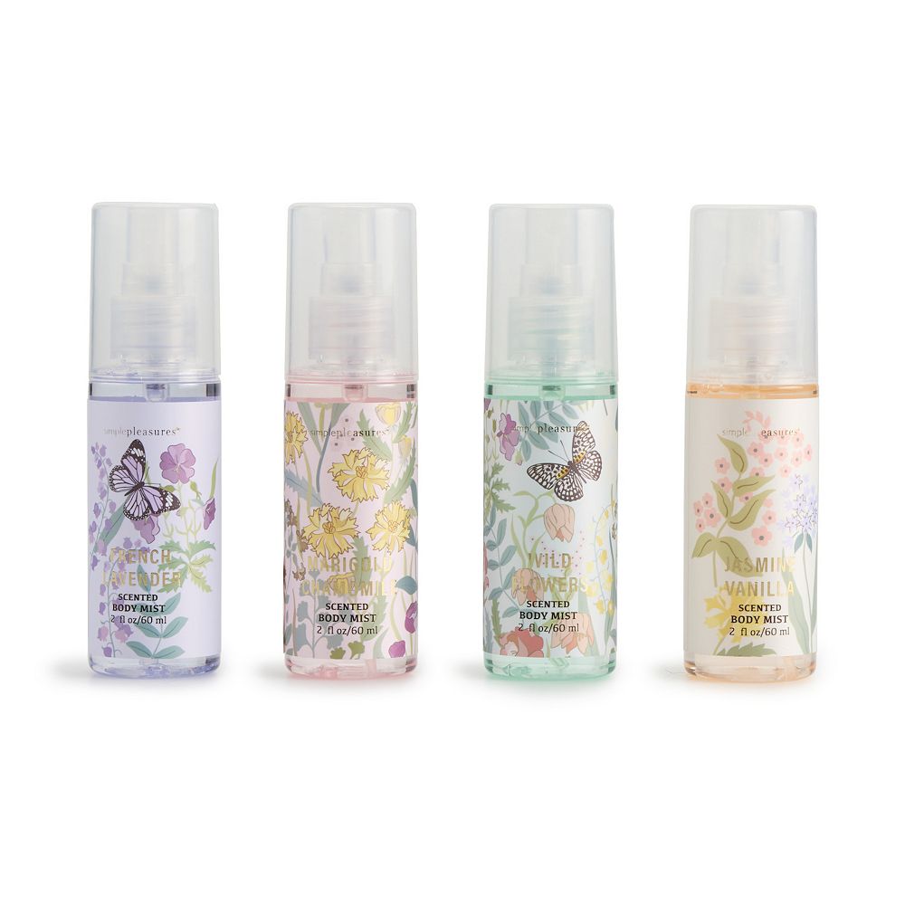 Simple Pleasures Mini Sweet Floral Body Mists Gift Set