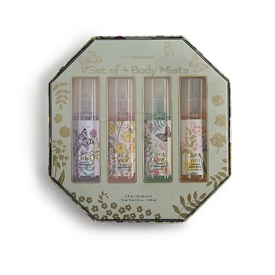 Simple Pleasures Mini Sweet Floral Body Mists Gift Set