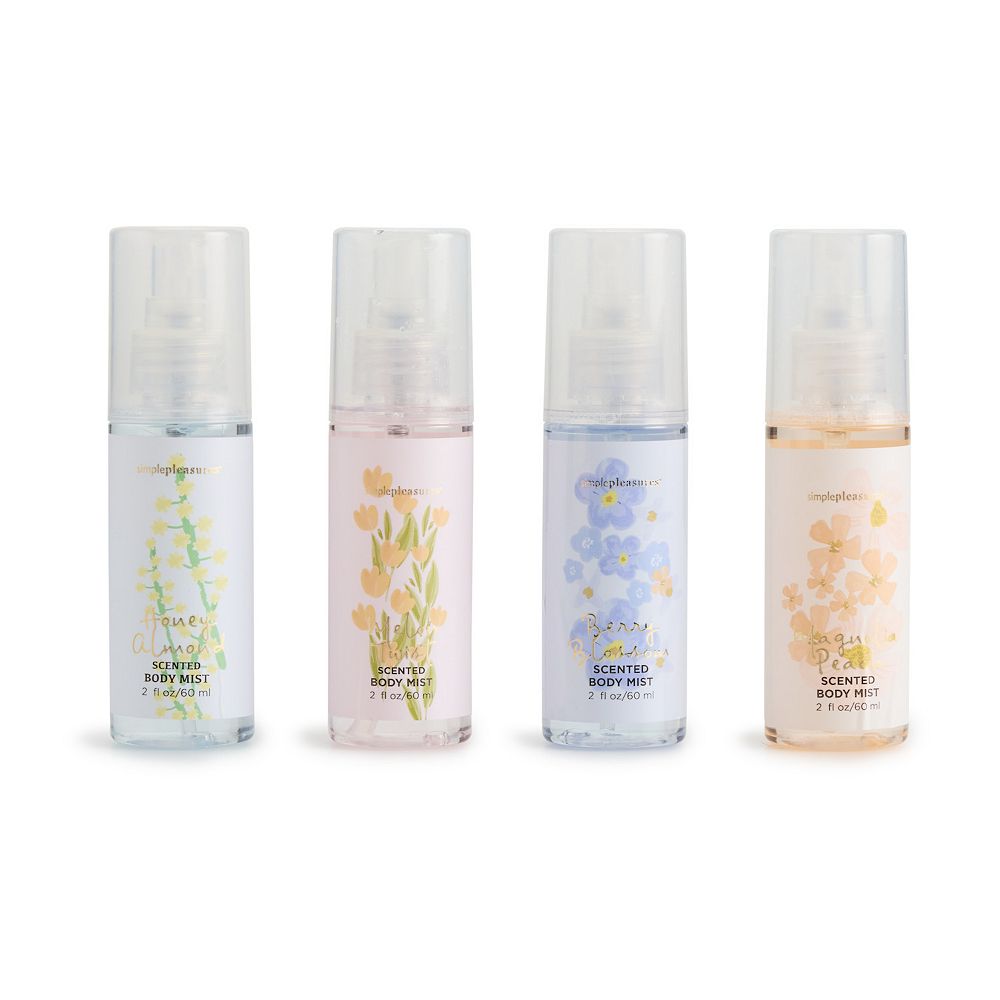 Simple Pleasures Mini Garden Floral Body Mists Gift Set