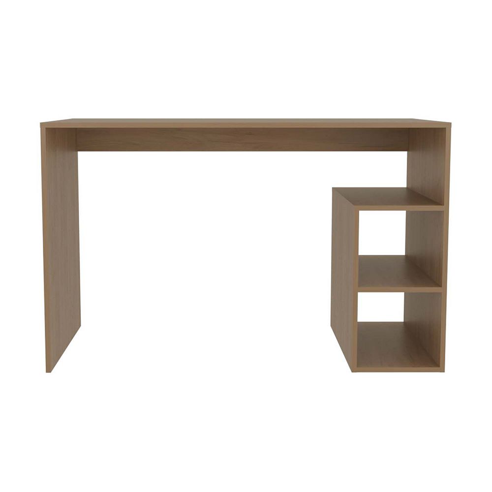 Benson Desk, 3 Shelves, Light Pine