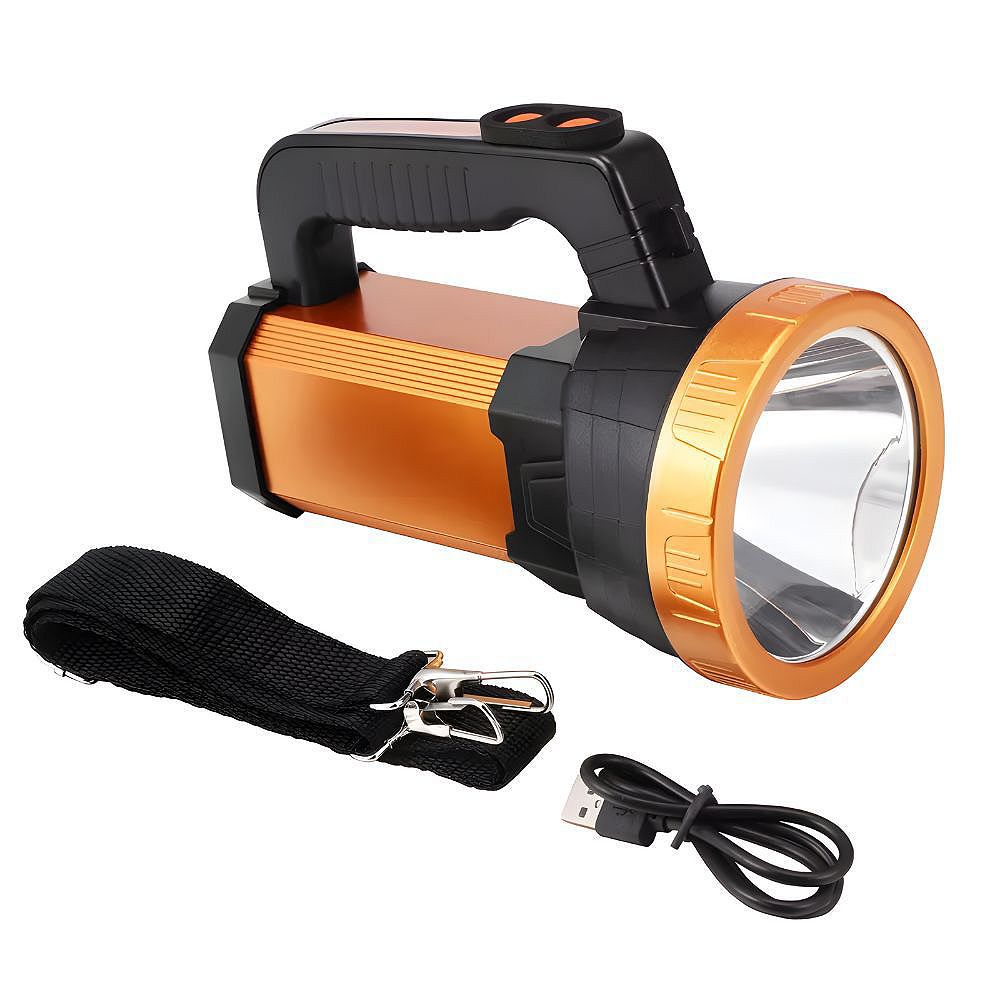 Rechargeable Ultra Bright LED Searchlight Zoom Spotlight Flashlight