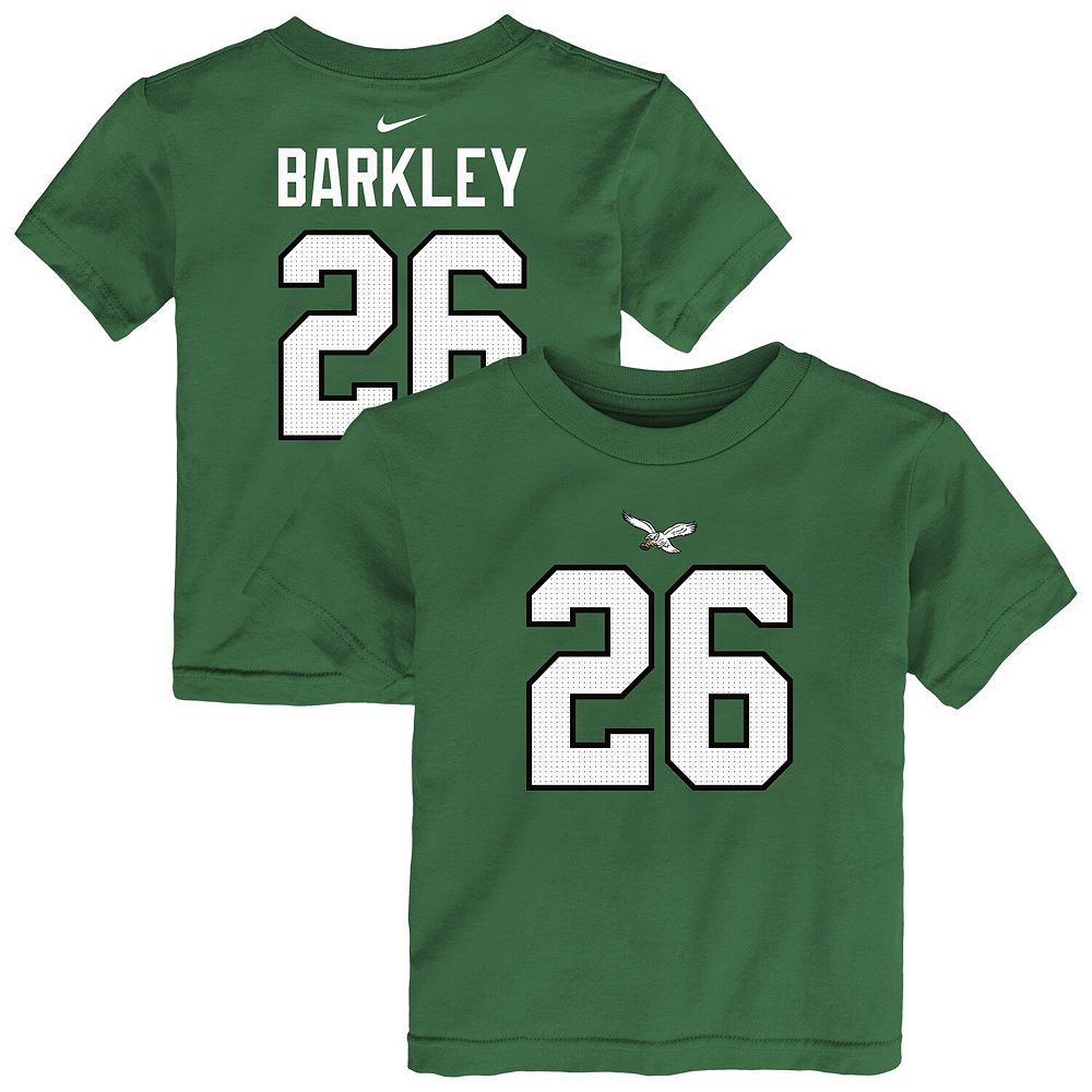 Toddler Nike Saquon Barkley Kelly Green Philadelphia Eagles Player Name ...
