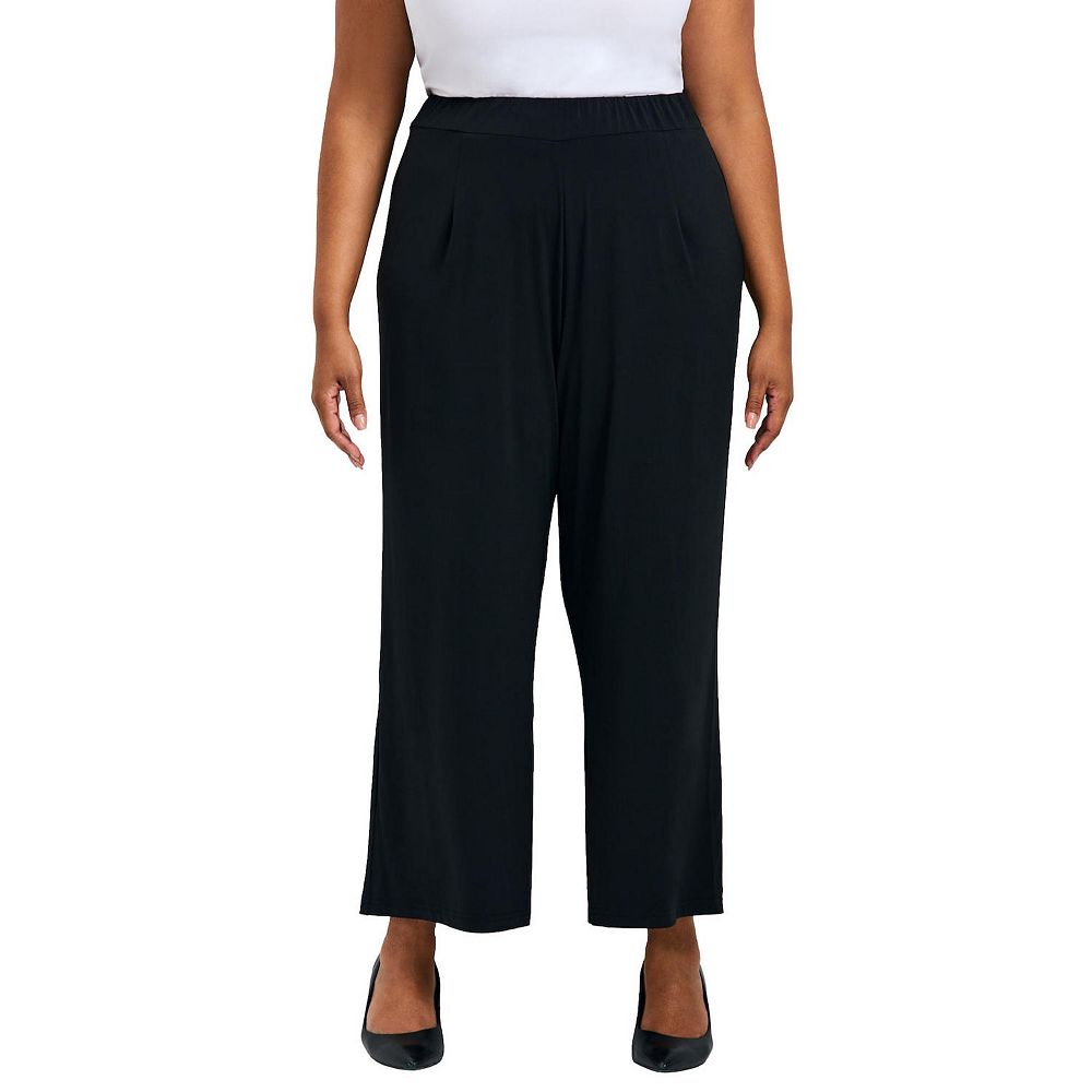 Avenue Women's Plus Size Audrey Wide Leg Pant