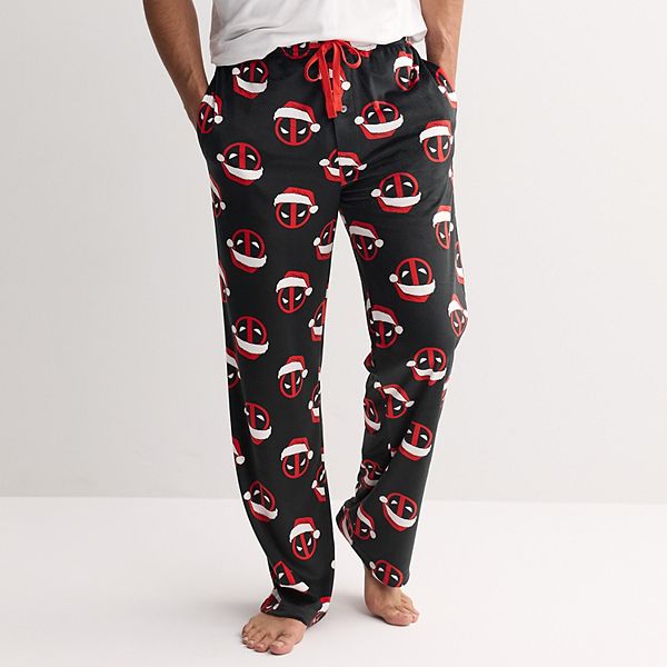 Men's Marvel Deadpool Holiday Pajama Pants