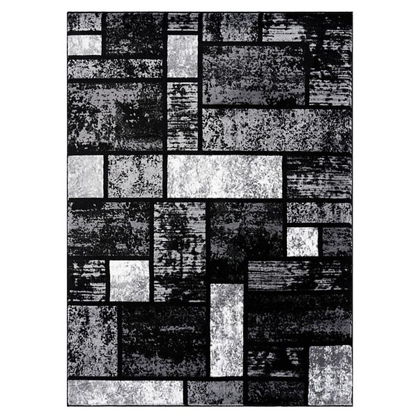 Luxe Weavers Geometric Color Block Modern Area Rug