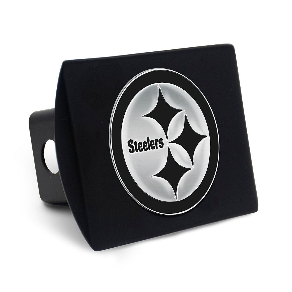 WinCraft Pittsburgh Steelers Premium Metal Chrome Logo Hitch Cover