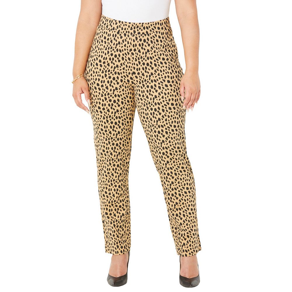 Catherines Women's Plus Size Liz&Me Slim Leg Ponte Knit Pant