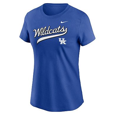 Women's Nike Royal Kentucky Wildcats Local Script T-Shirt