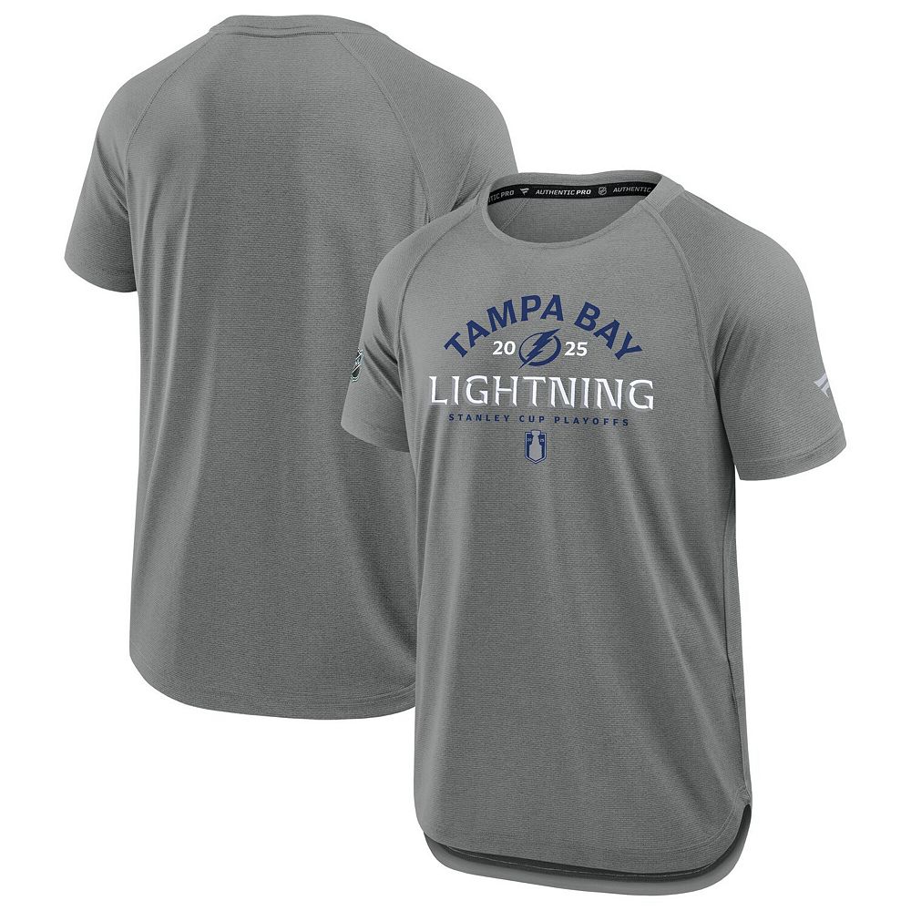 Men's Fanatics Heather Gray Tampa Bay Lightning 2025 Stanley Cup ...