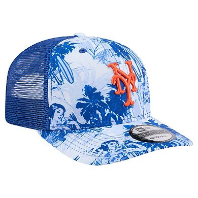 Men's New Era Royal New York Mets Hula Trucker 9SEVENTY Adjustable Hat