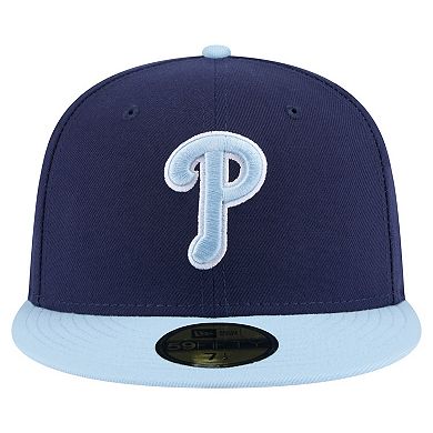 Men's New Era Navy/Light Blue Philadelphia Phillies Color Pack 2-Tone ...