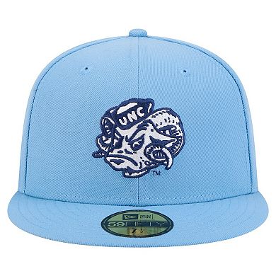 Men's New Era Carolina Blue North Carolina Tar Heels Vault 59FIFTY Fitted Hat