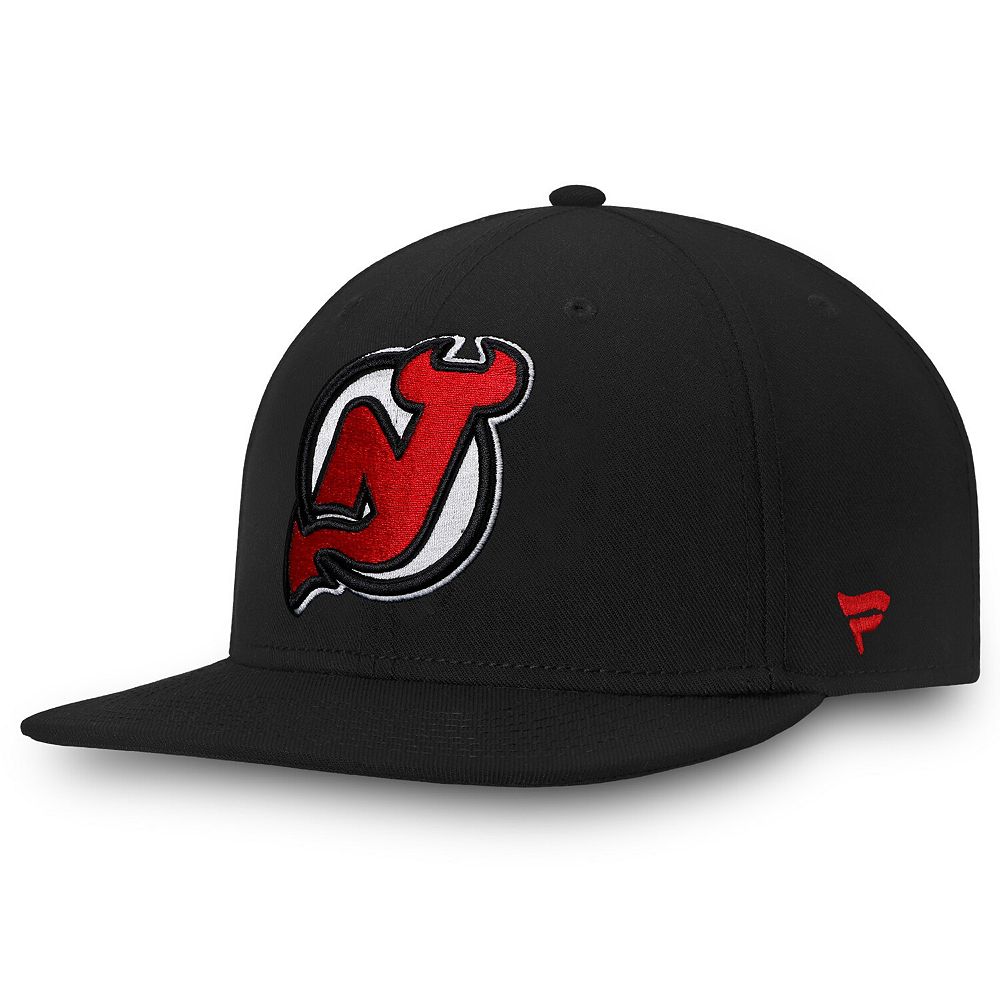 Men's Fanatics Black New Jersey Devils Core Fitted Hat