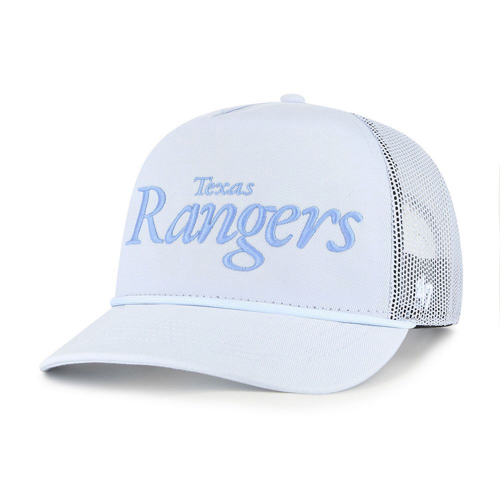 Men's '47 Light Blue Texas Rangers Foundation Script Hitch Adjustable ...