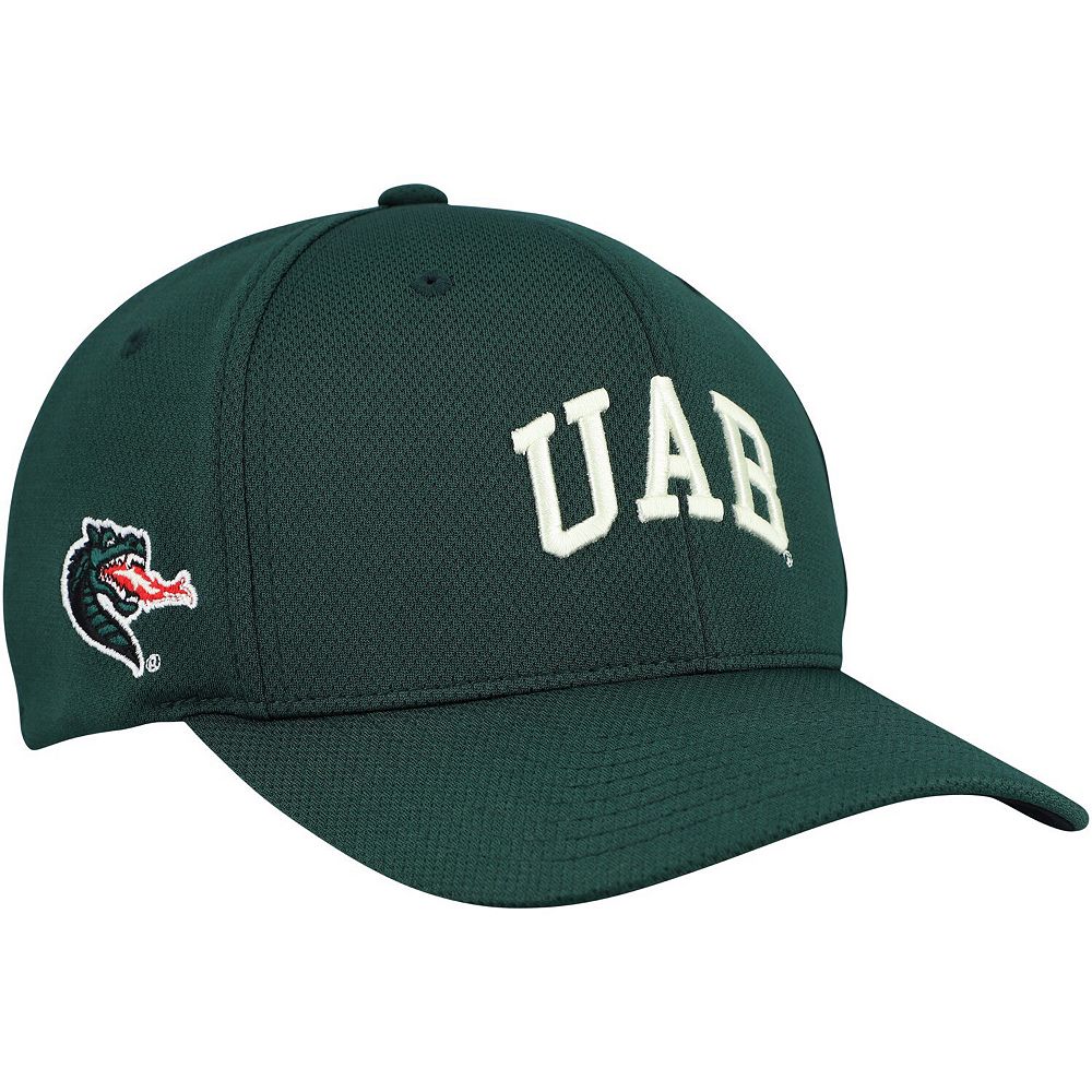 Men's Top of the World Green UAB Blazers Reflex Hybrid Tech Flex Hat