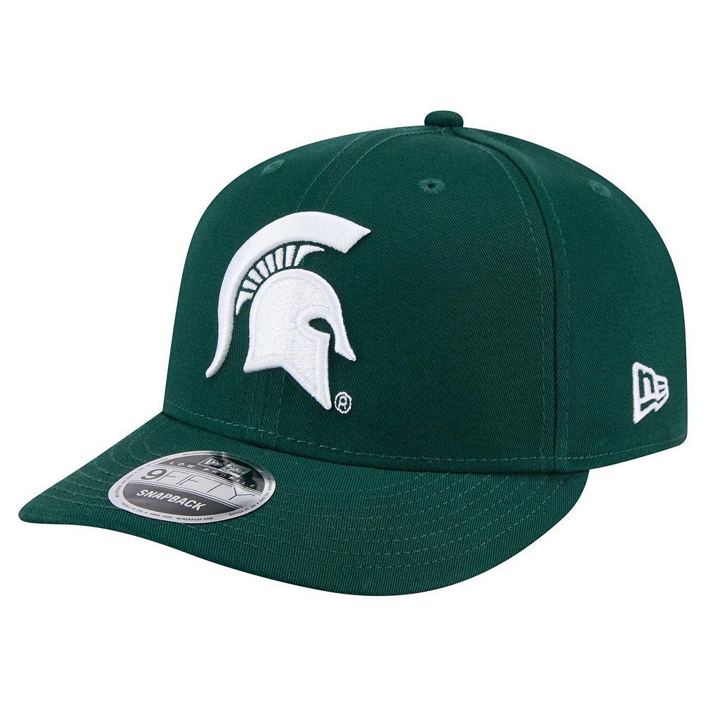 Men's New Era Green Michigan State Spartans Low Profile 9FIFTY Snapback Hat