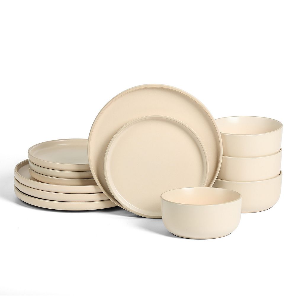 Earth & Clay Amber Stoneware 12-pc. Dinnerware Set