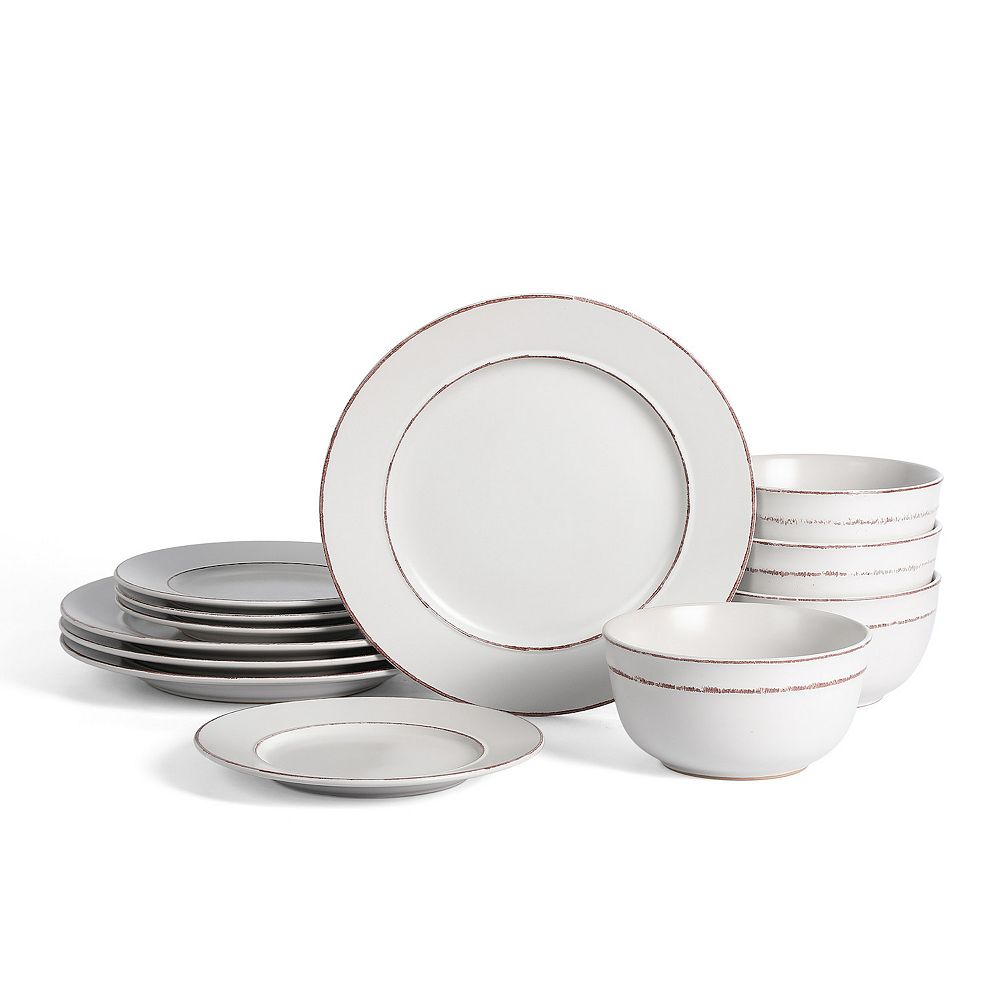 Earth & Clay 12-pc. Hazel Stoneware Dinnerware Set