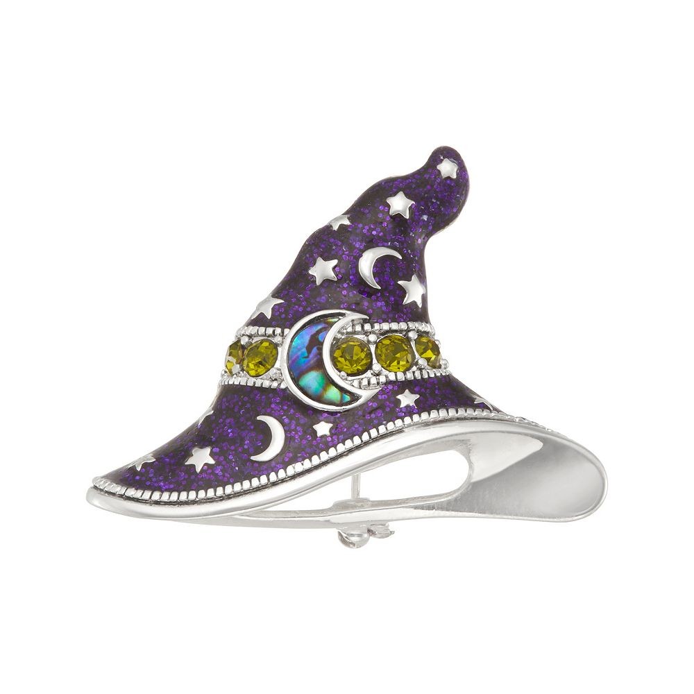 Napier Silver Tone Witch Hat Pin