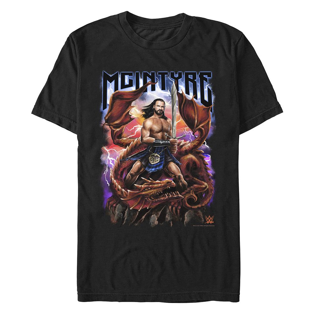 Men's WWE Drew McIntyre Poster Graphic Tee