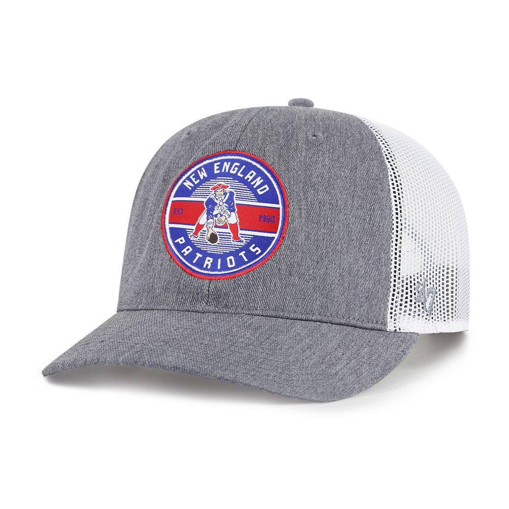 Men's New England Patriots Hash Mark '47 Brand Trucker Cap