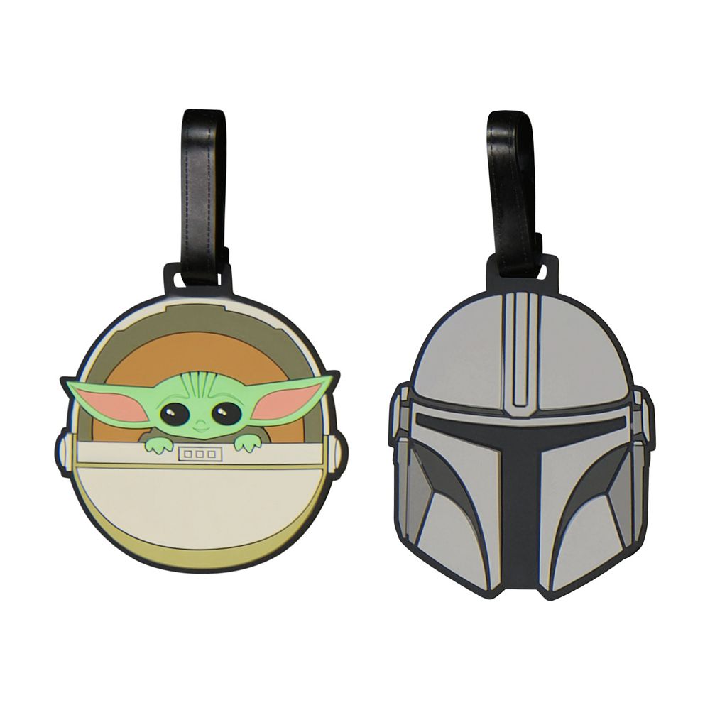 ful 2-pc. Luggage Tag Set Star Wars The Mandalorian Grogu & Mando