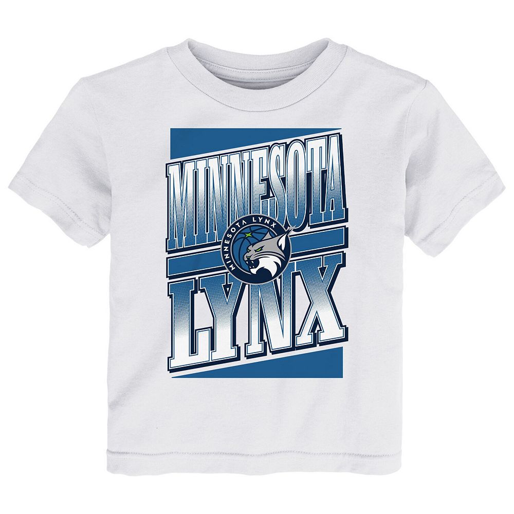 Toddler White Minnesota Lynx Team Stack T-Shirt