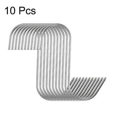 10pcs 5" Meat Hooks S-Shaped Meat Processing Hooks for Hanging Smoking ...