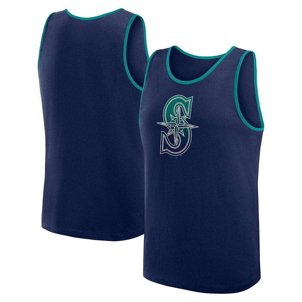 Men's Logo Athletic Navy Seattle Mariners Unmatched Success Tank Top