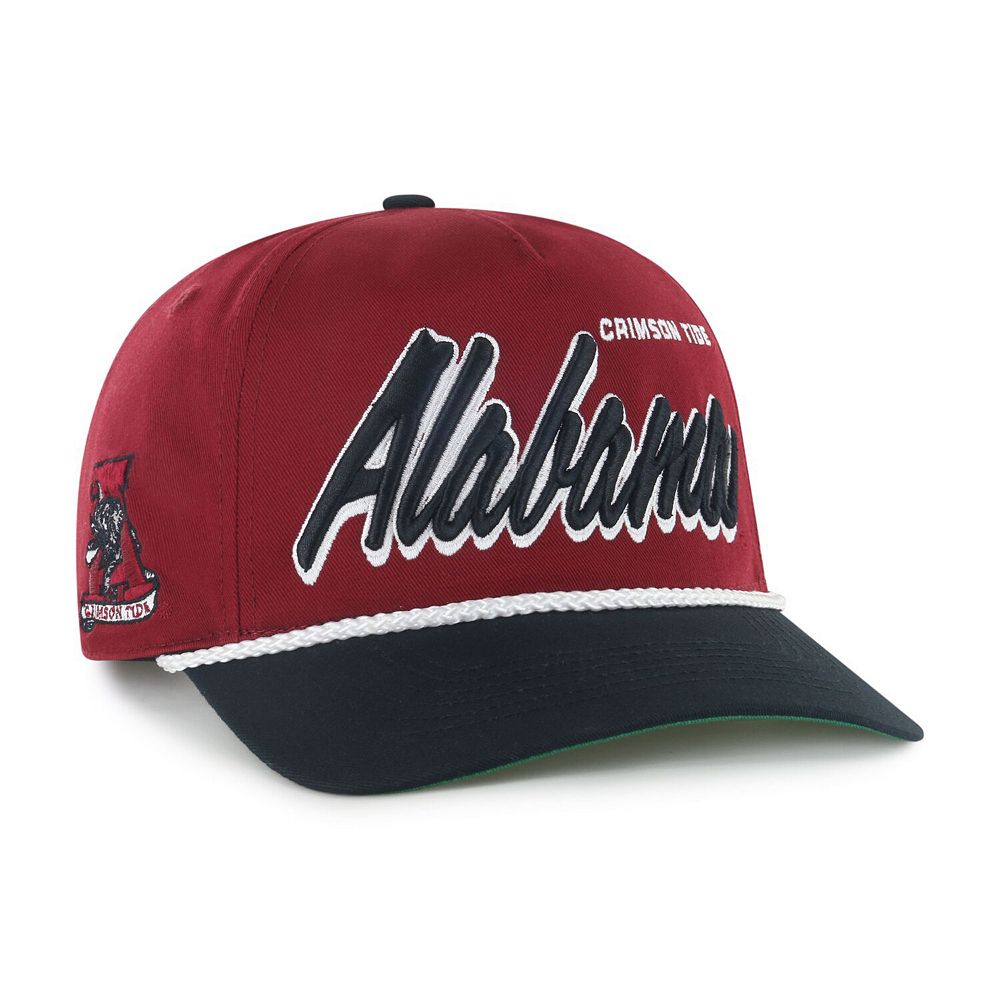 Men's '47 Crimson Alabama Crimson Tide Dropshadow Rope Hitch Adjustable Hat