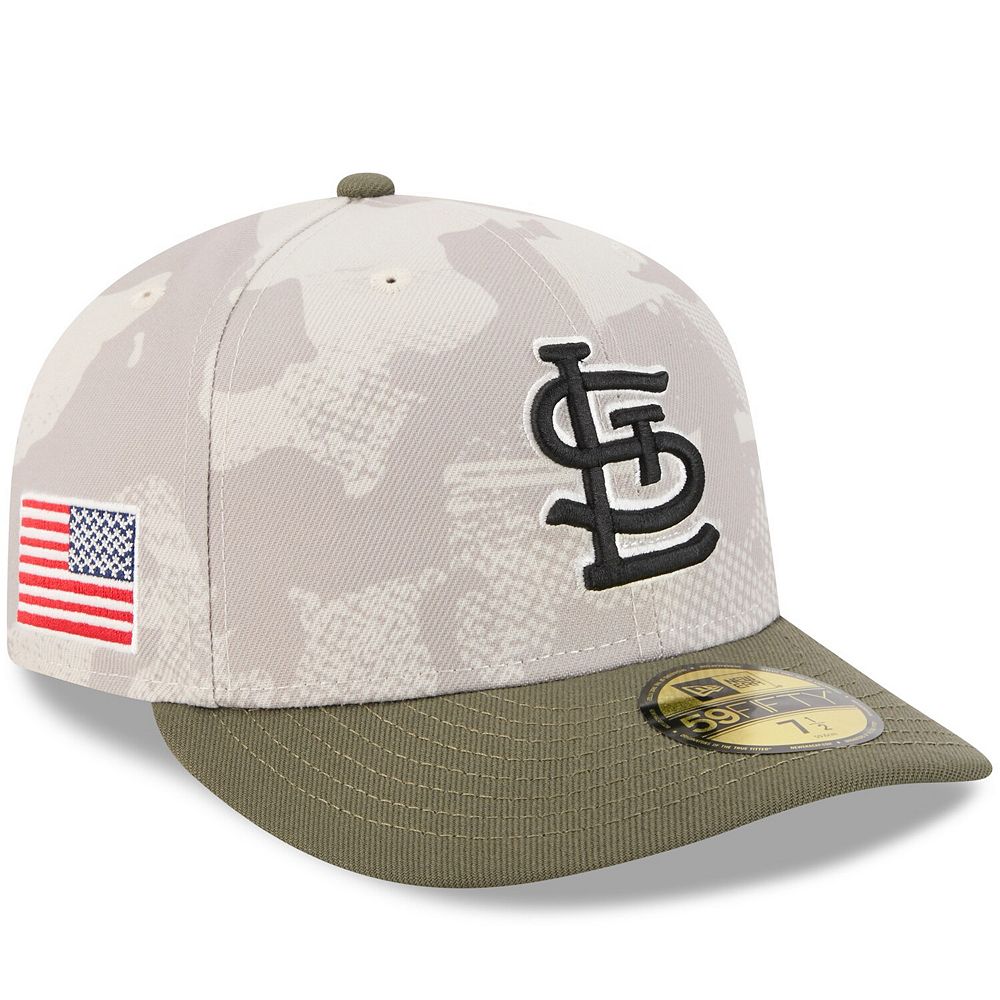 Men's New Era Light Beige/Olive St. Louis Cardinals 2025 Armed Forces ...