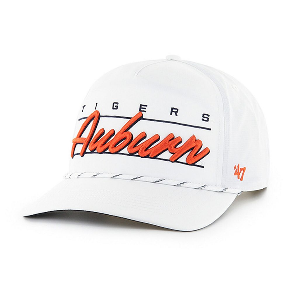 Men's '47 White Auburn Tigers Condor Hitch brrr Adjustable Hat