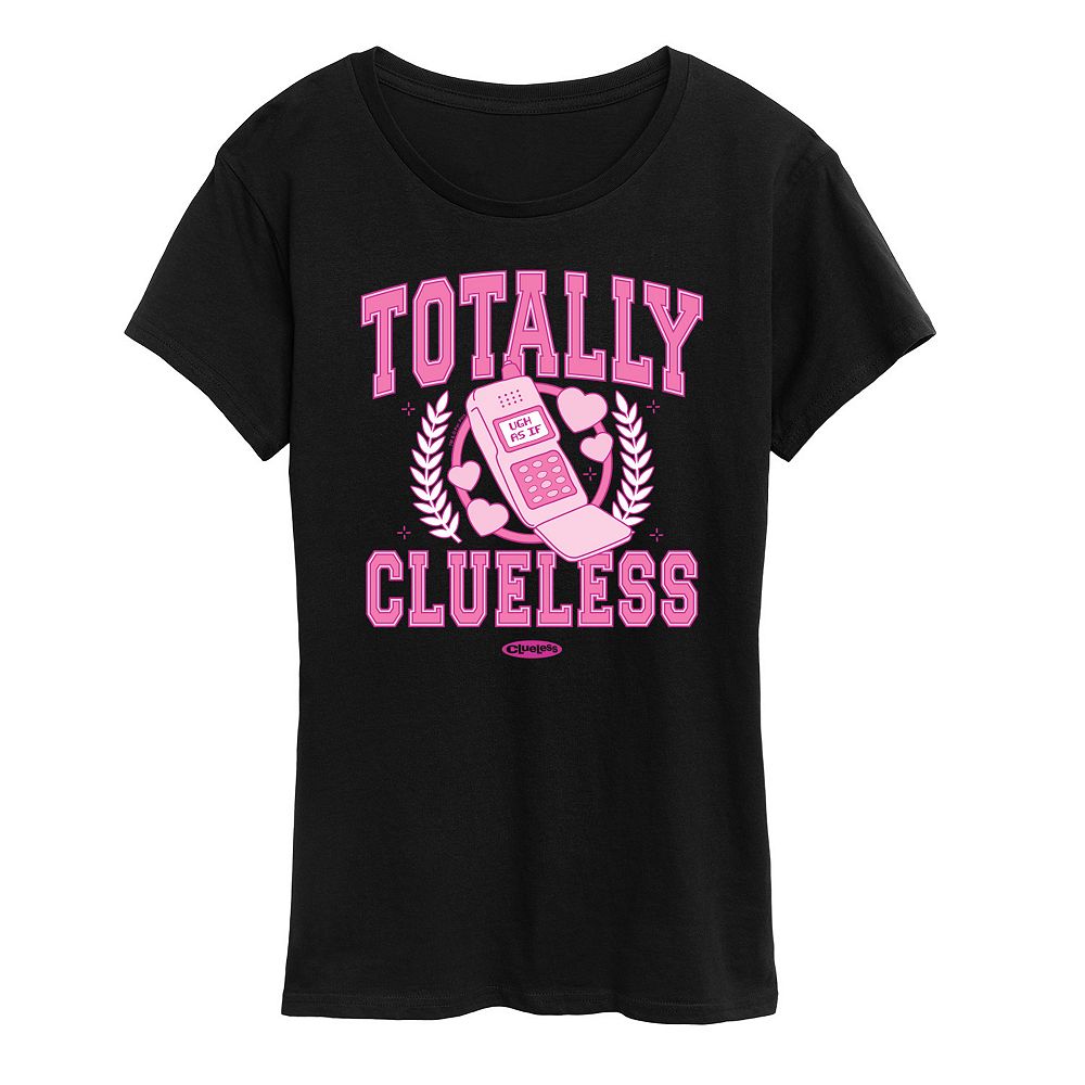 Women's Clueless Totally Clueless Graphic Tee