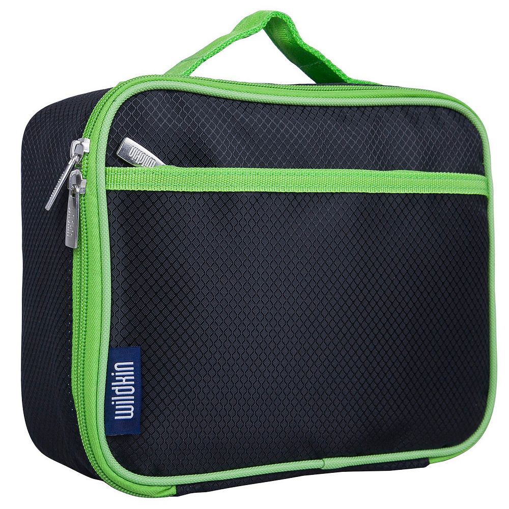 Rip-stop Black/green Lunch Box