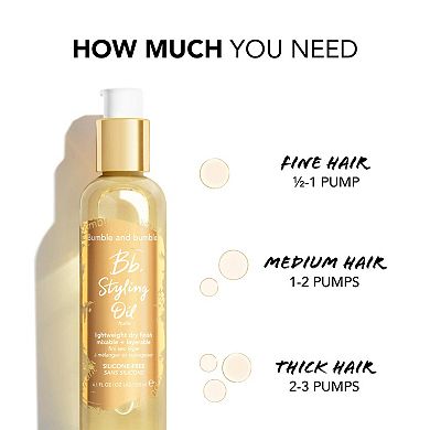 Bumble and bumble Styling Oil Lightweight Hair Oil with Heat Protectant