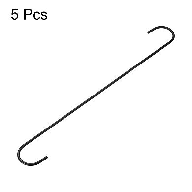 5pcs Long S Hooks Extra Long Metal S-shaped Hanging Hooks for Kitchen ...