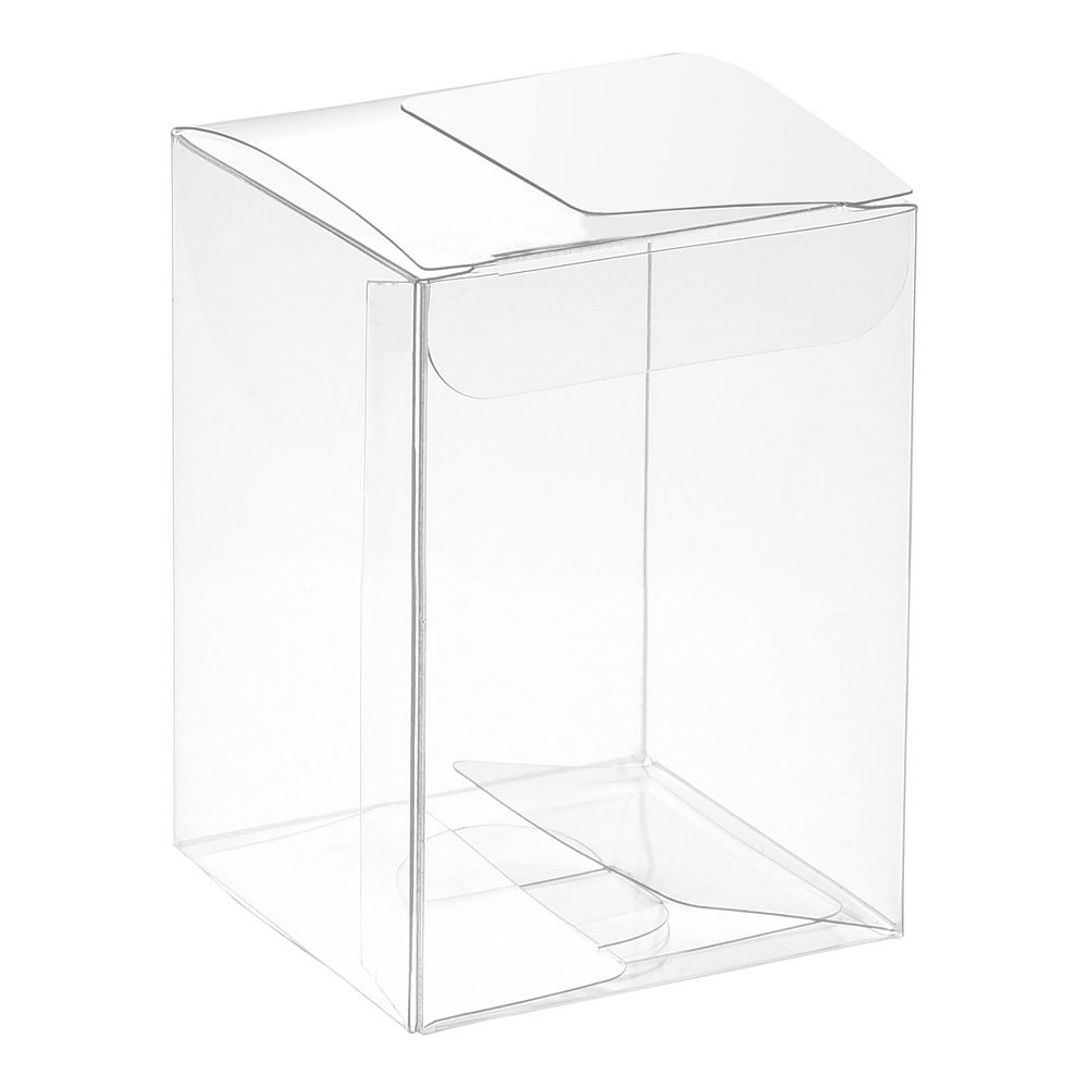 Plastic Retail Boxes 2"x2"x2.8" Gift Box with Protecting Film for Party ...