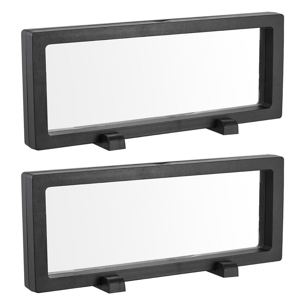 Floating Thin Film Display Box with Base 30cm x 9cm x 2cm Pack of 2