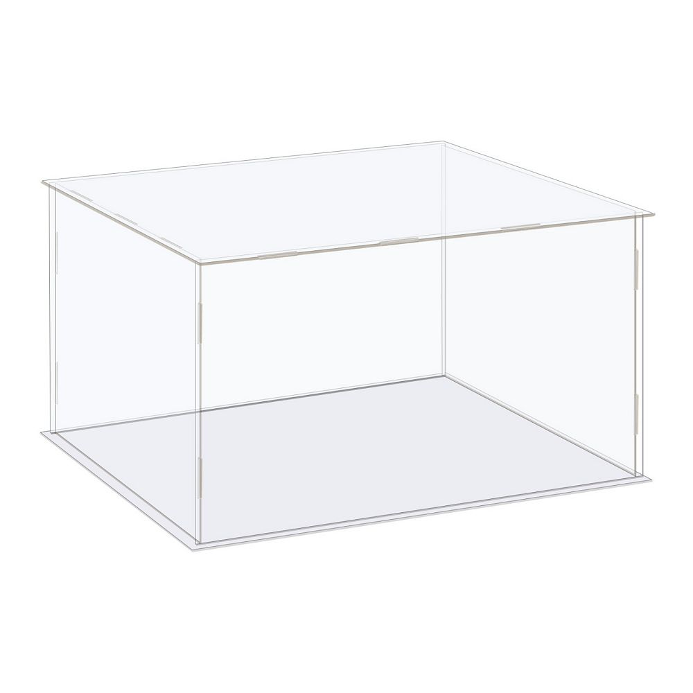Display Case Box Acrylic Box Transparent Dustproof Protection Showcase ...