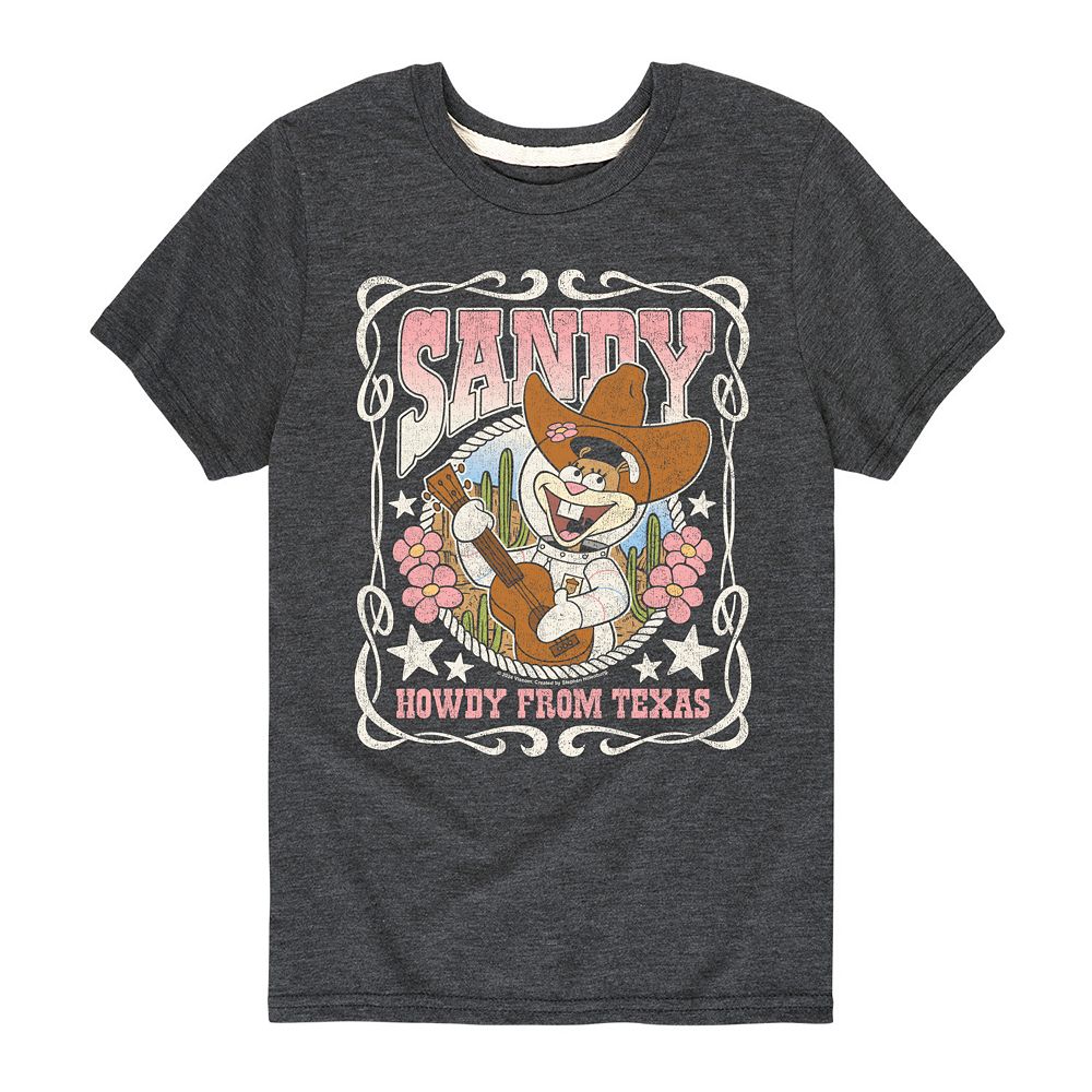 Boys 8-20 SpongeBob SquarePants Sandy Howdy From Texas Graphic Tee