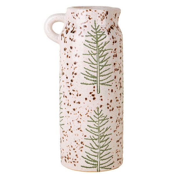 Tree Vase Tall Textured Design Table Decor