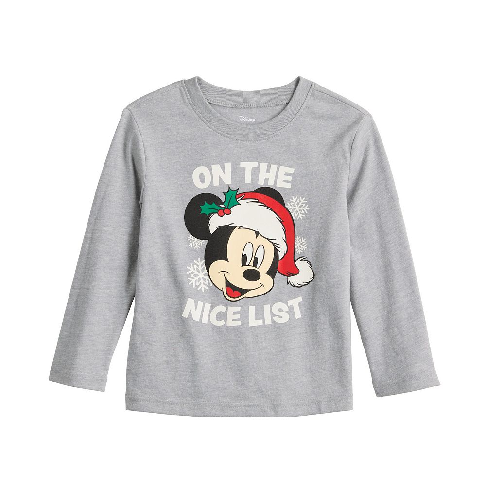 Disney's Mickey Mouse Baby & Toddler Boy Long Sleeve Graphic Tee by ...