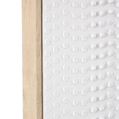 Stella & Eve Dimensional Dot Wall Decor with Wooden Frame