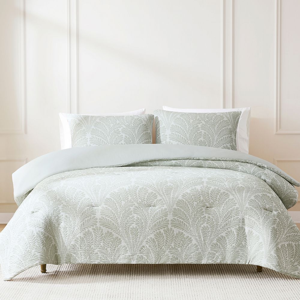 Lush Decor Willow Garden Woven Jacquard 3-Piece Comforter Set