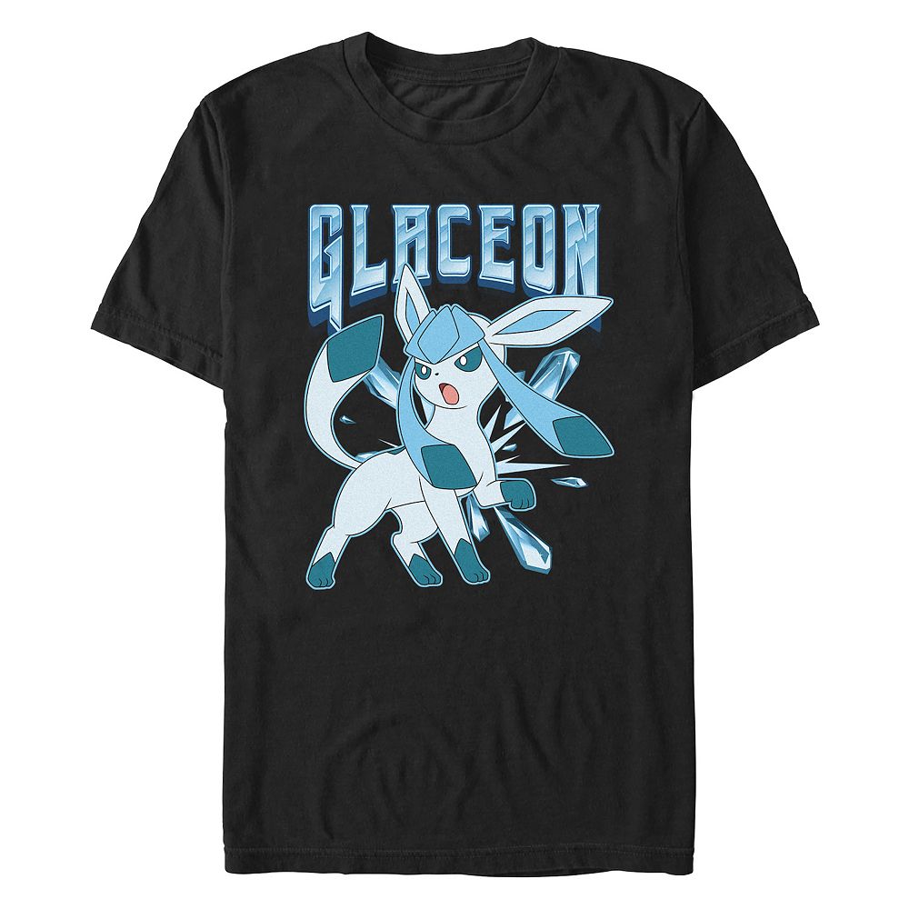 Big & Tall Pokemon Glaceon Poster Graphic Tee