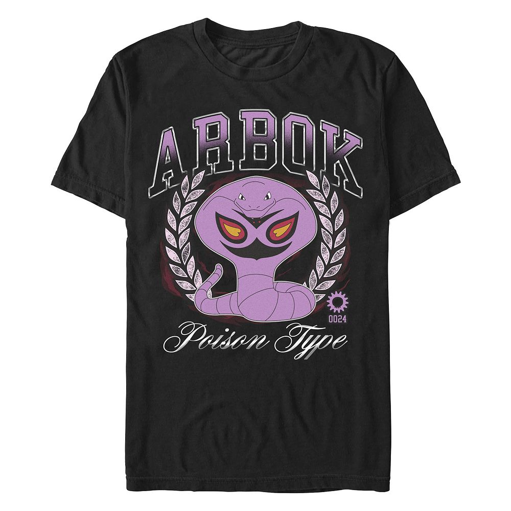 Big & Tall Pokemon Arbok Poison Type 0024 Graphic Tee
