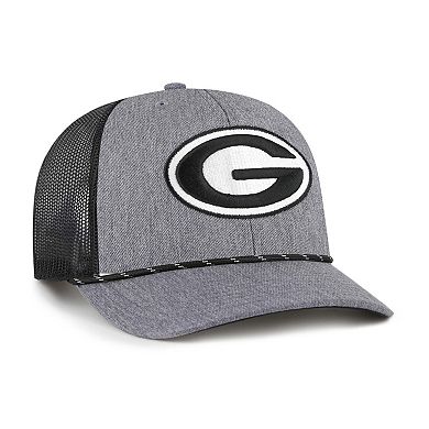 Men's '47 Gray Georgia Bulldogs Carbon Rope Adjustable Hat
