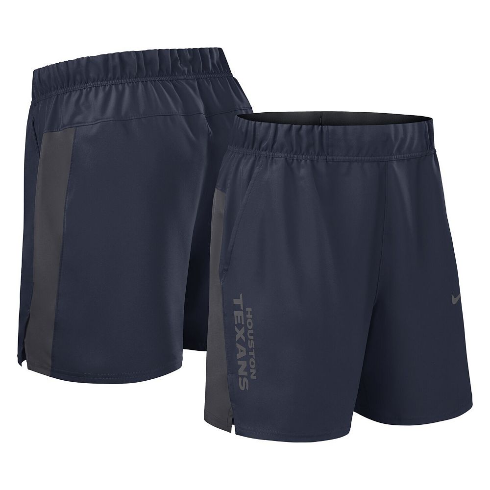 Men's Nike Navy Houston Texans Woven Victory Performance Shorts