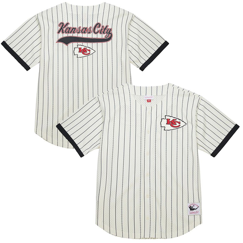 Men's Mitchell & Ness Cream Kansas City Chiefs Final Seconds Vintage ...