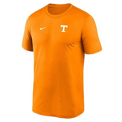 Men's Nike Tennessee Orange Tennessee Volunteers 2025 Sideline Small Logo Legend Performance T-Shirt